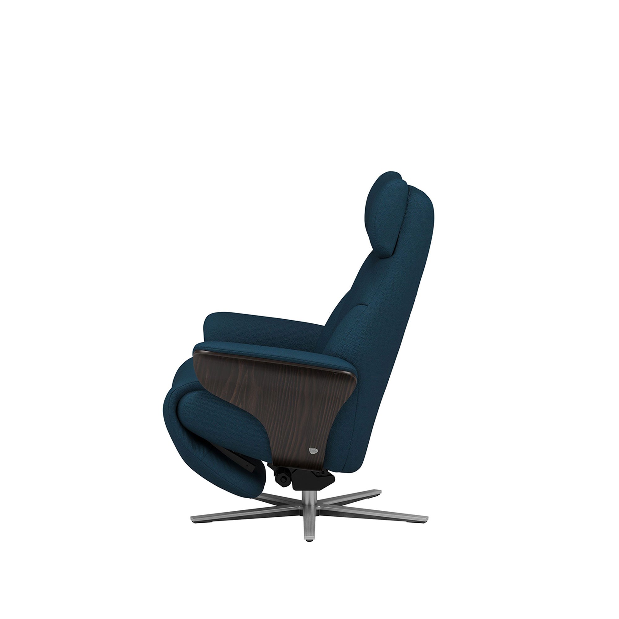 Stressless Adam Wood Chair In Fabric, With Power Sirius Base - Haskins ...