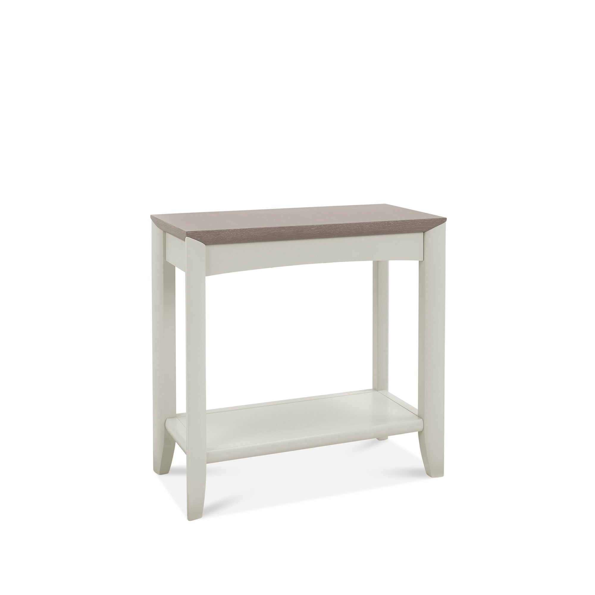 Bentley Designs Bergen Grey Washed Oak & Soft Grey Side Table - Haskins ...