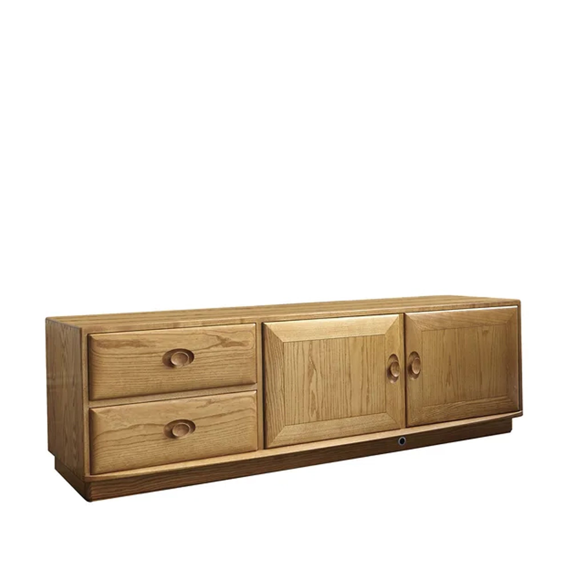 Ercol Windsor Wide IR TV Unit - Haskins Furniture