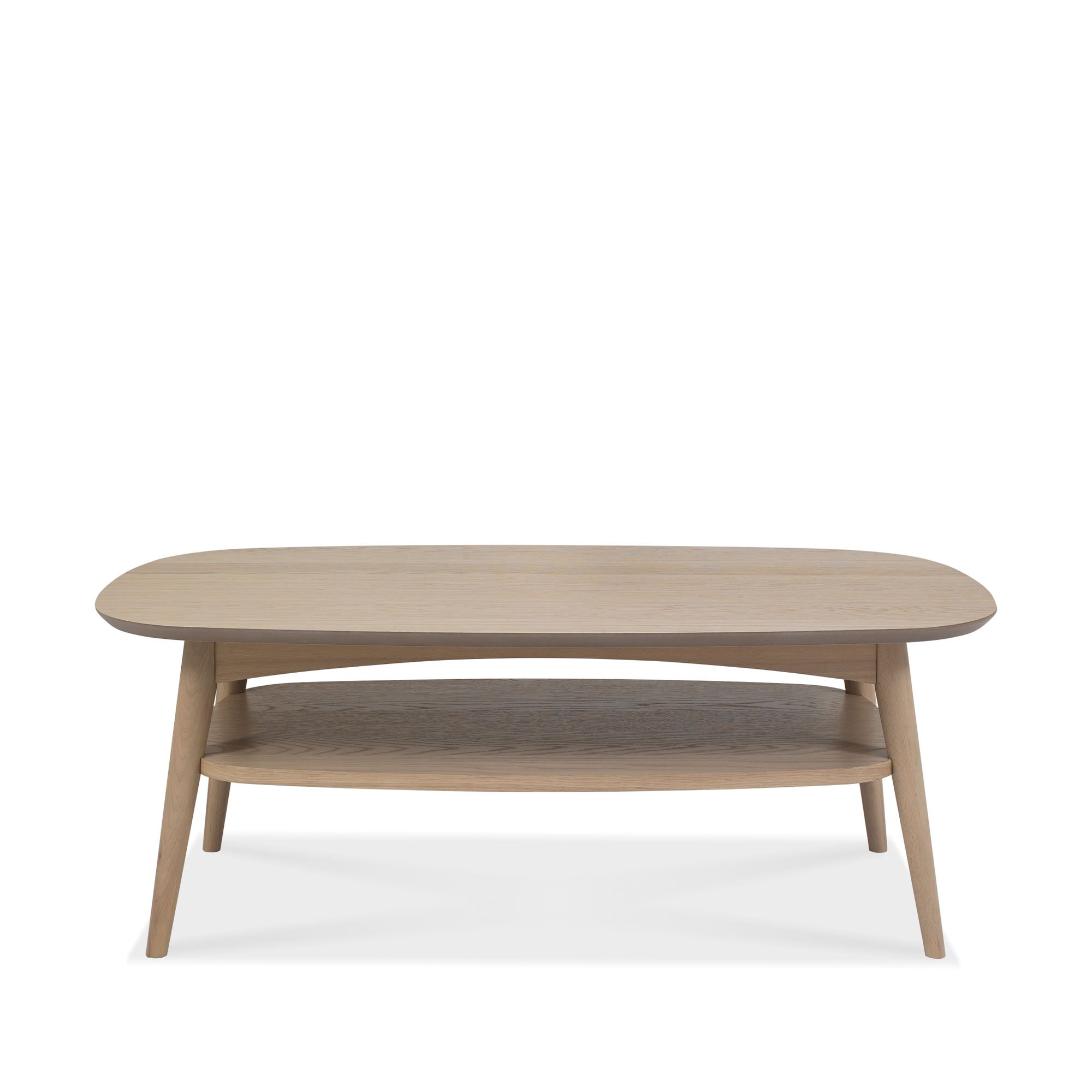 Bentley Designs Dansk Scandi Oak Coffee Table with Shelf - Haskins ...