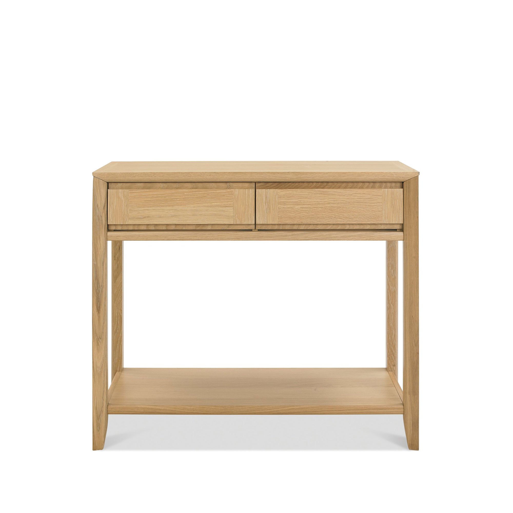 Bentley Designs Bergen Oak Console Table with Drawer - Haskins Furniture