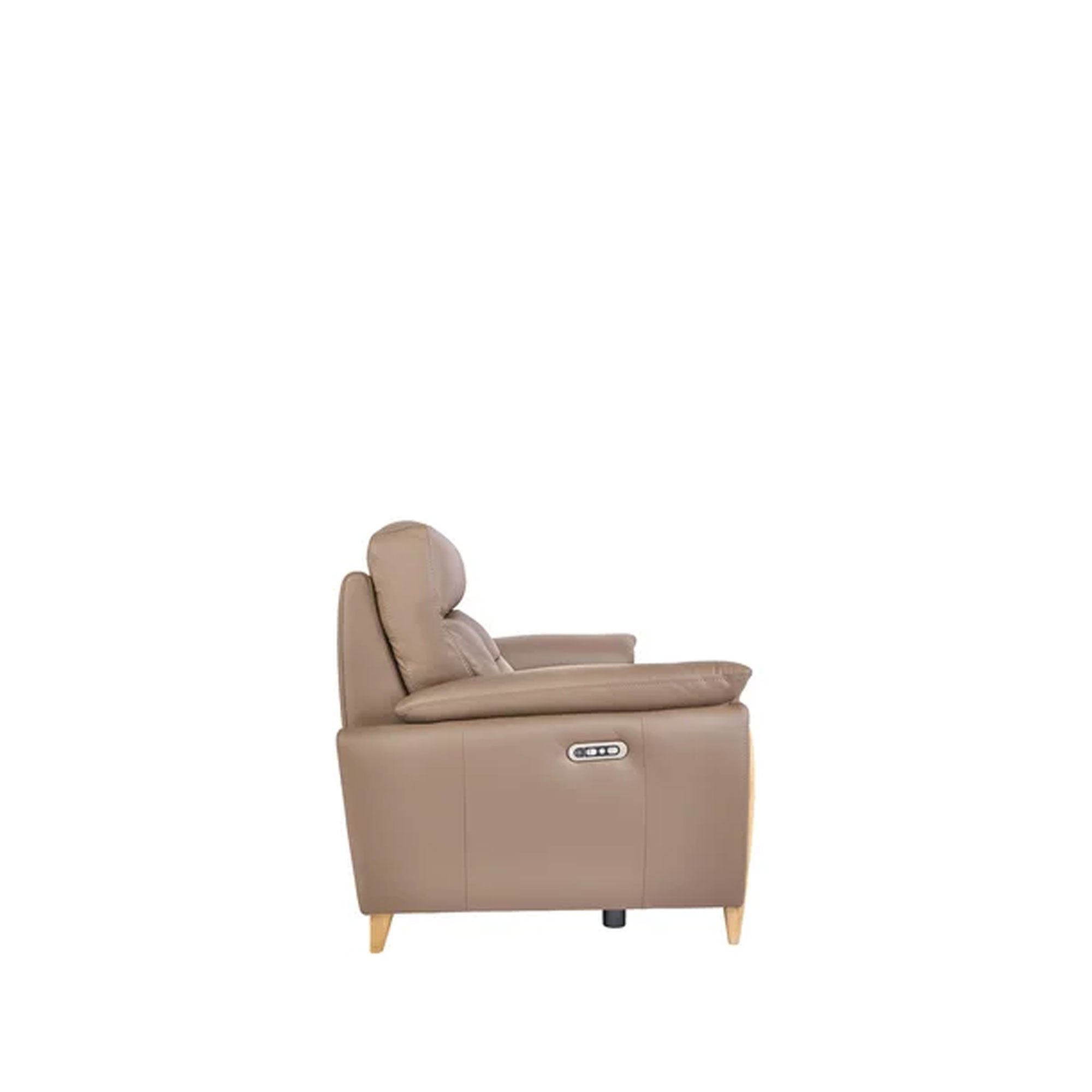 Ercol Mondello Large Powered Recliner Sofa in Leather - Haskins Furniture
