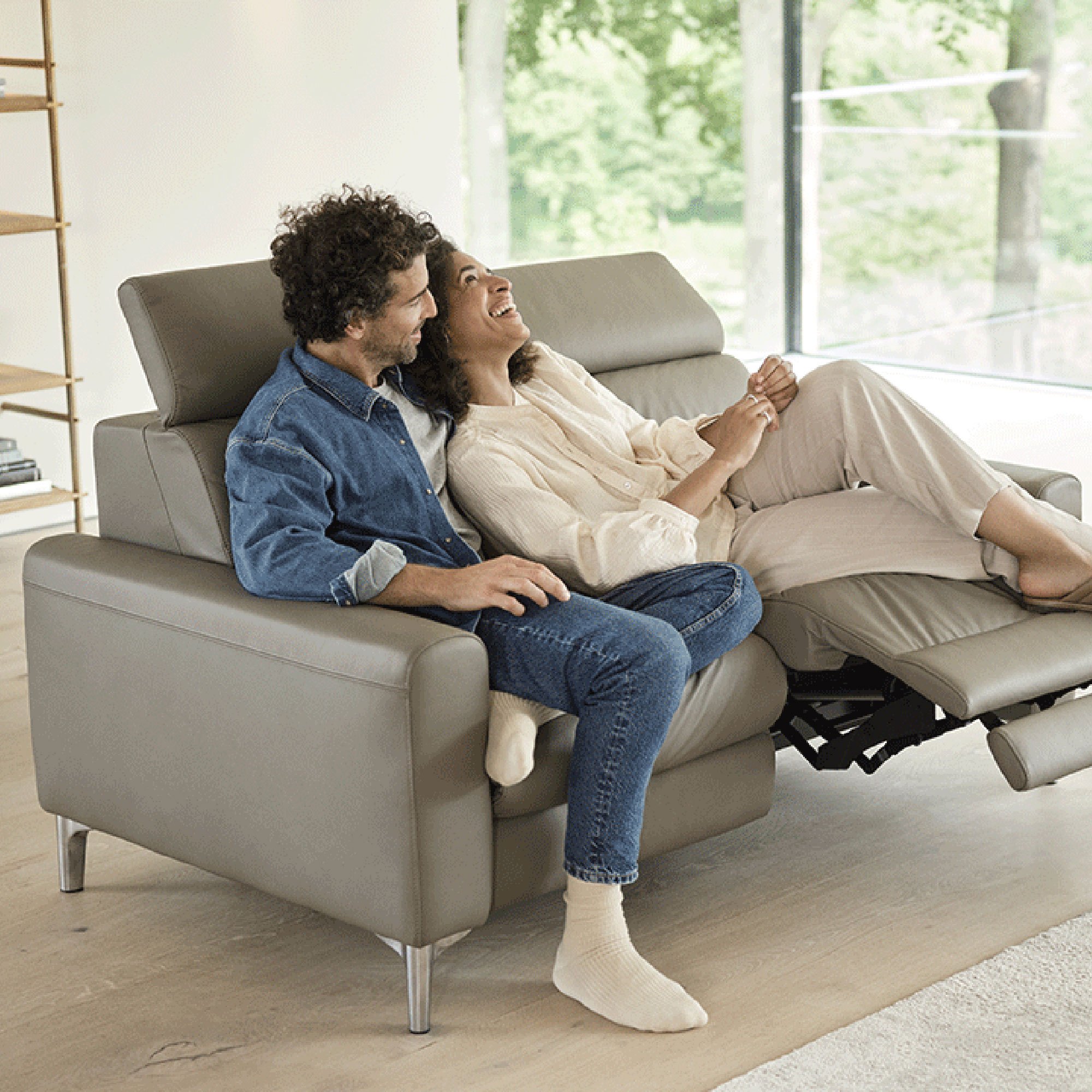 Stressless Anna A1 2 Seater Sofa in Leather - Haskins Furniture