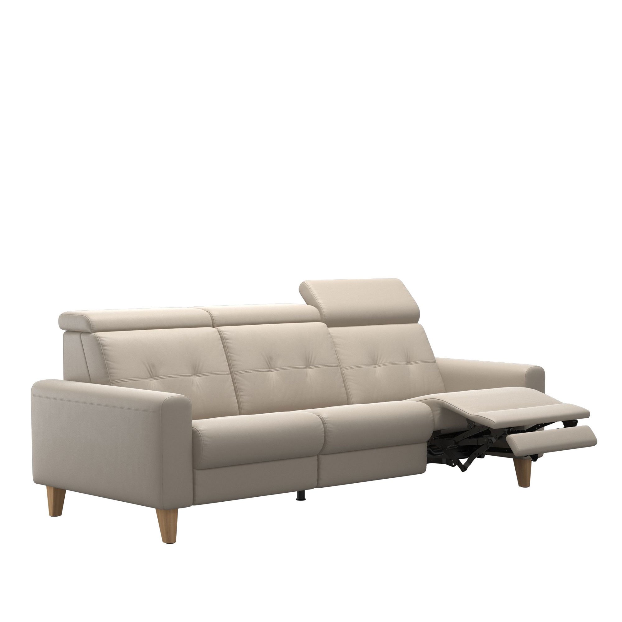 Stressless Anna A1 3 Seater Sofa 3 Power Recliner in Leather - Haskins ...