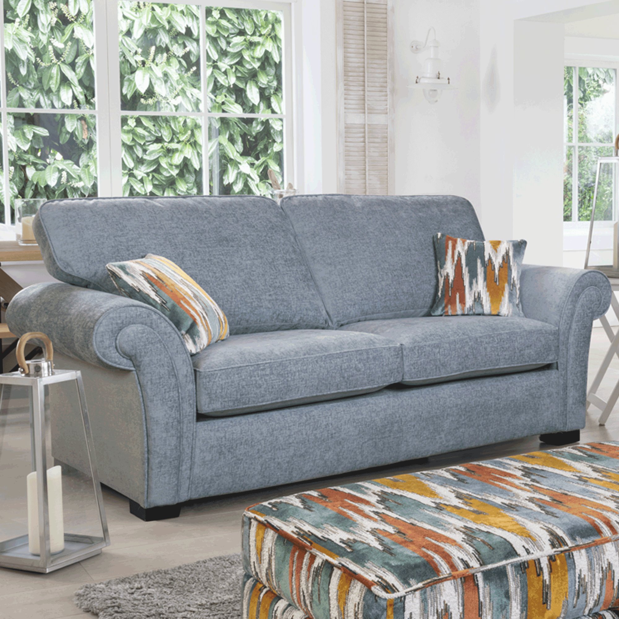 Alstons Upholstery Lancaster 3 Seater Sofa - Haskins Furniture