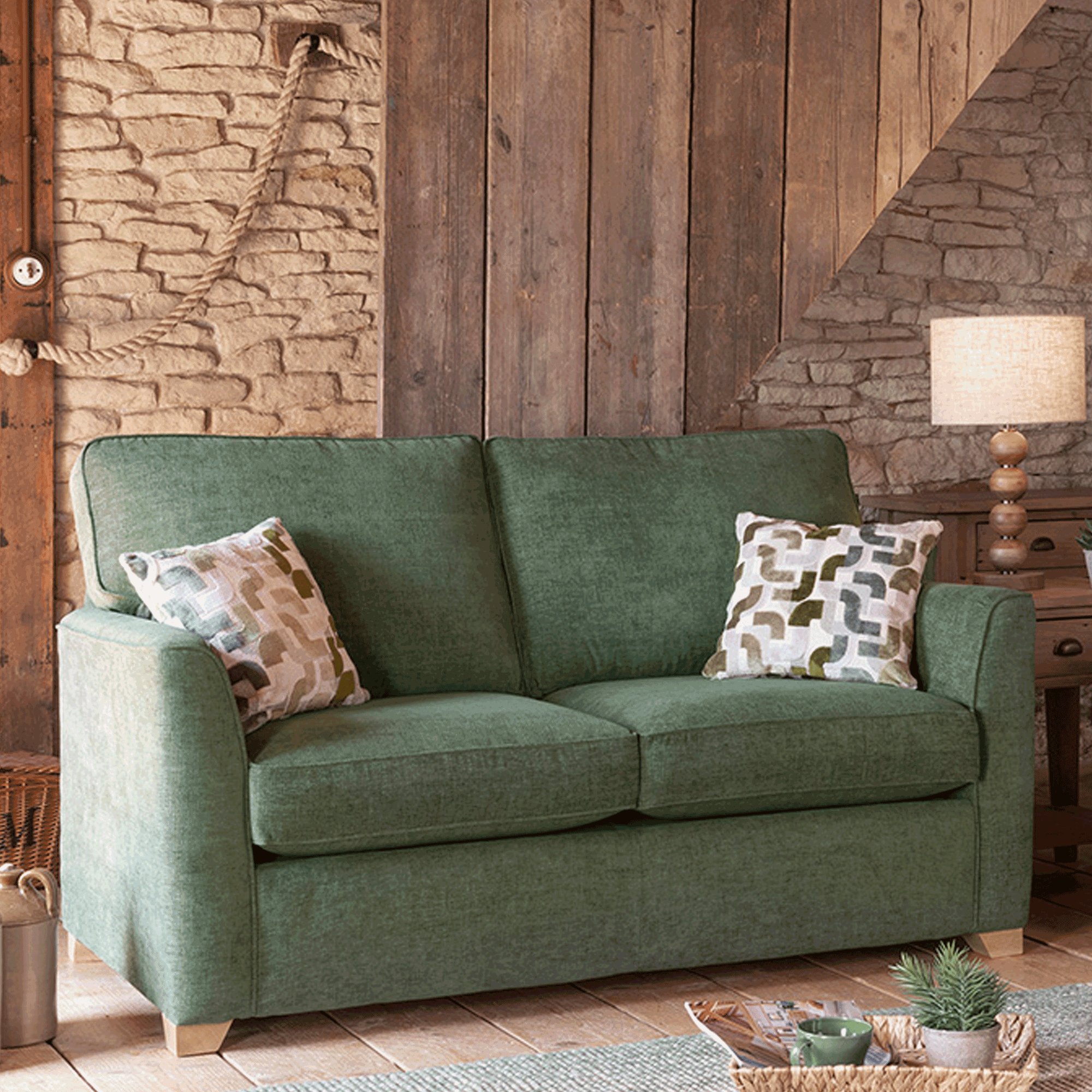 Alstons Upholstery Reuben 2 Seater Sofa - Haskins Furniture