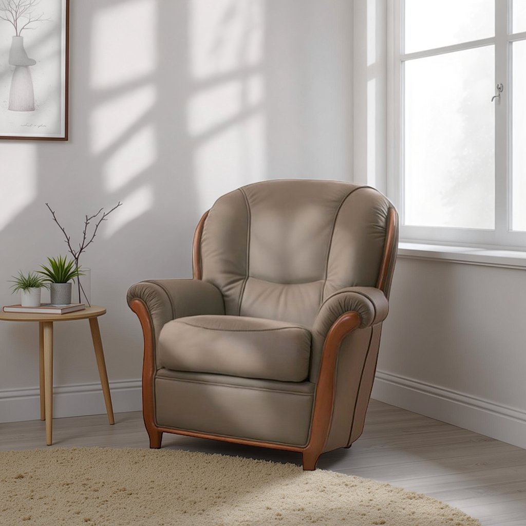 Gradi Garda Armchair in Leather - Haskins Furniture