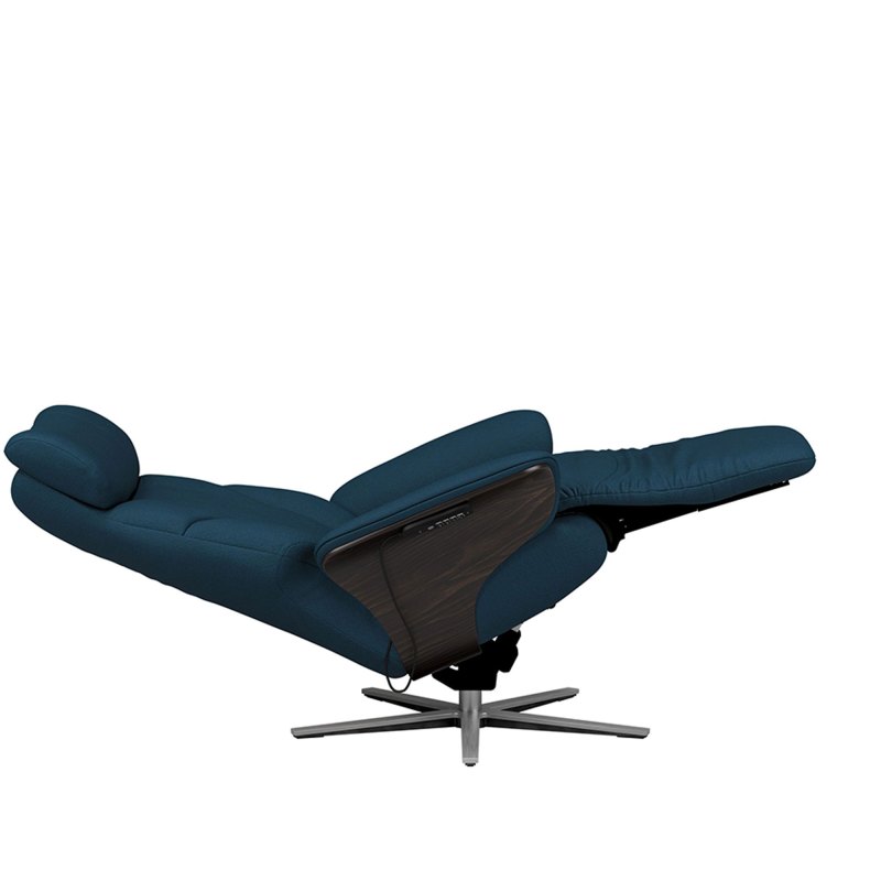 Stressless Adam Wood Chair In Fabric, With Power Sirius Base - Haskins ...