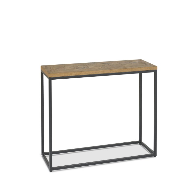 Bentley Designs Indus Rustic Oak Narrow Console Table - Haskins Furniture