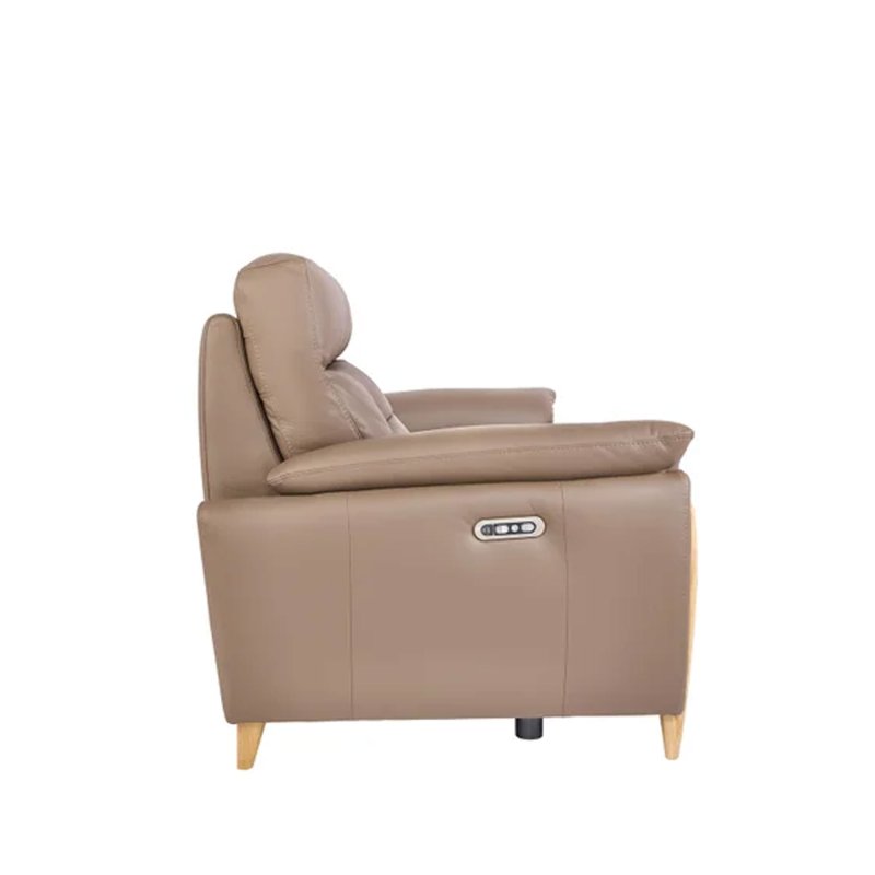Ercol Mondello Power Recliner Chair in Leather - Haskins Furniture